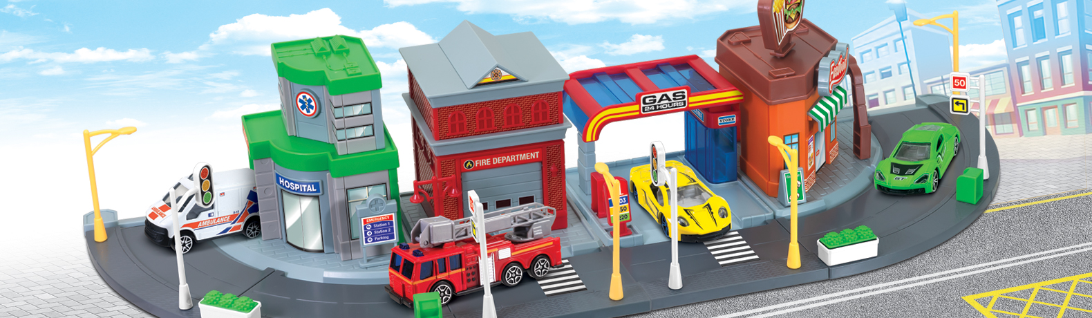 METRO TOWN PLAYSET | Suntoys